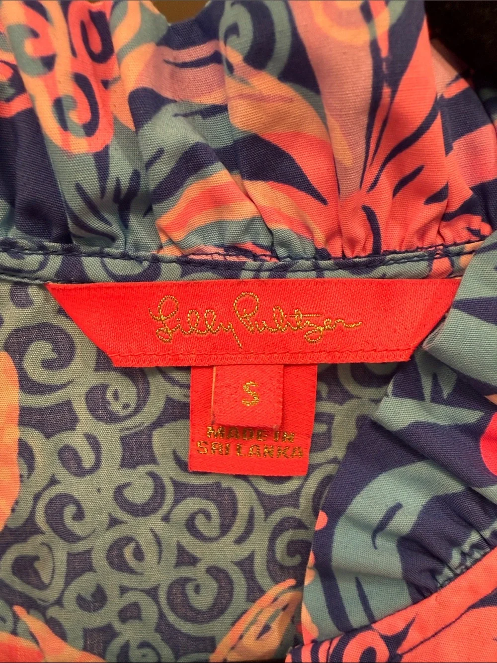 Lilly Pulitzer | Tops | Lilly Pulitzer Sherida Top Borealis Blue Tropic ...